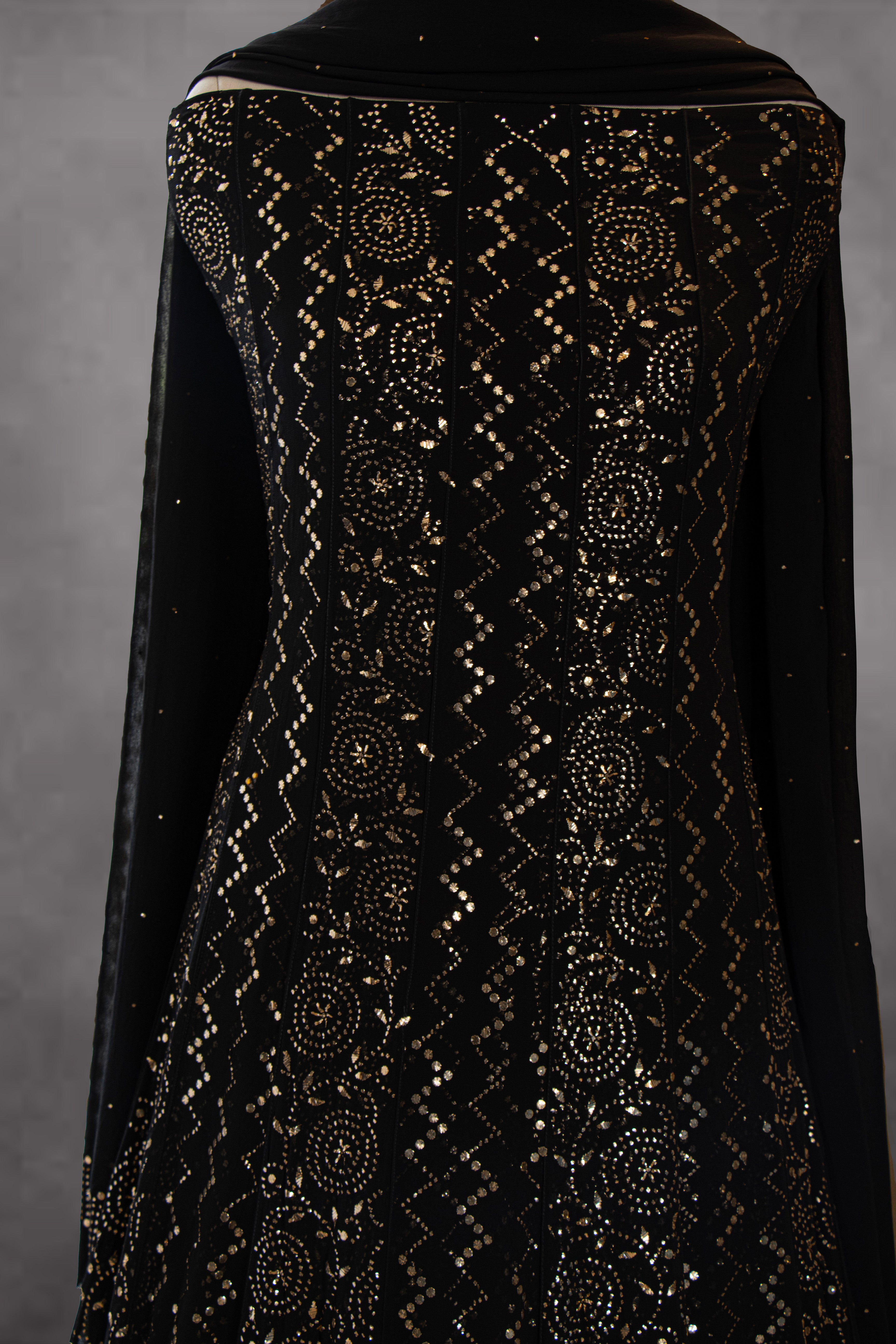 Black Kamdani Pitta Aanarkali – Manjini